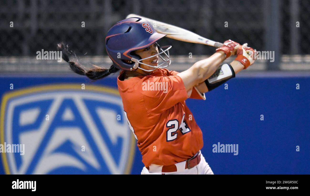 St. John's Laura Delgado during an NCAA softball game on Tuesday, March ...