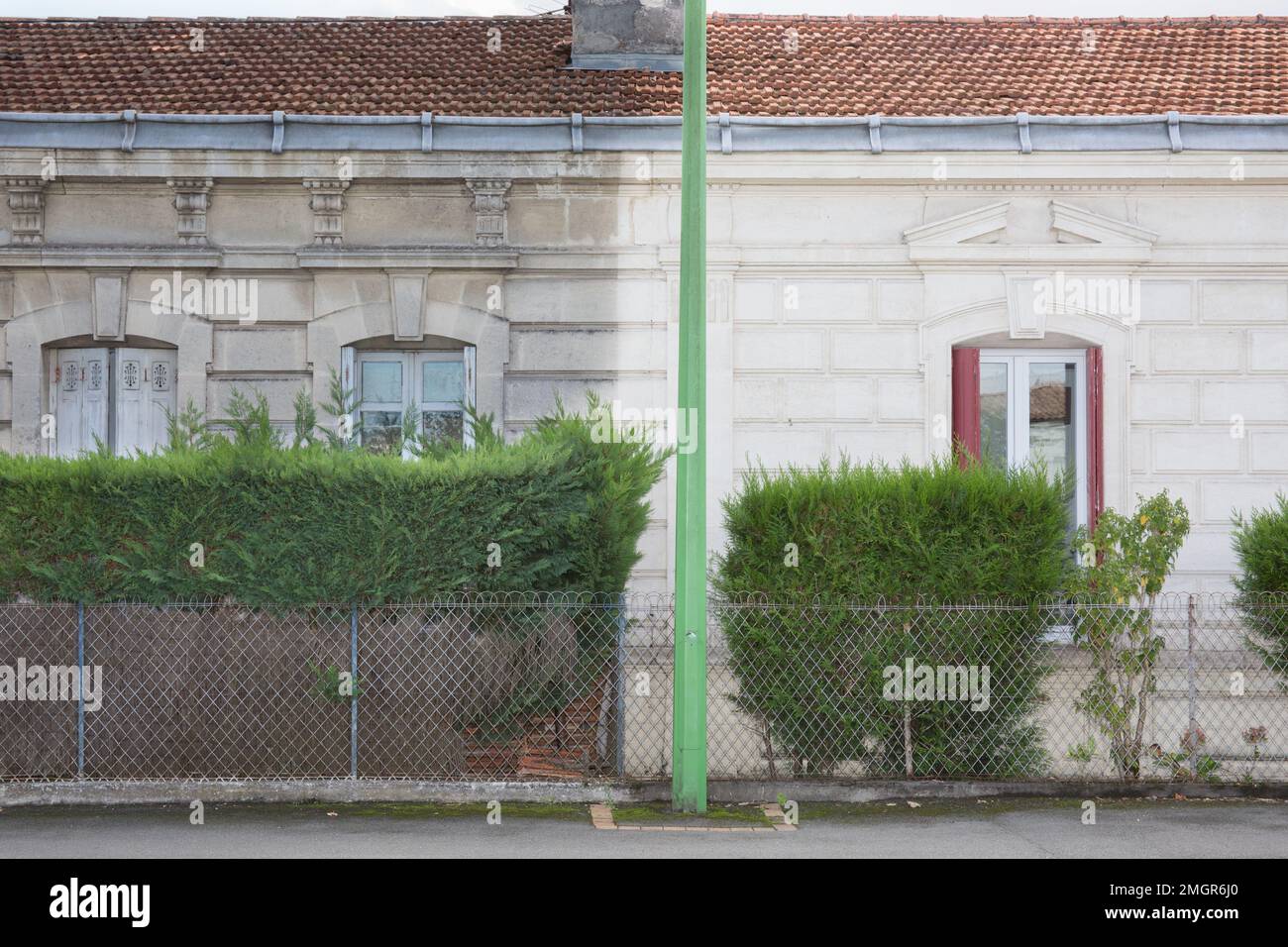 Difference between wash cleaned house facade and dirty one before and ...