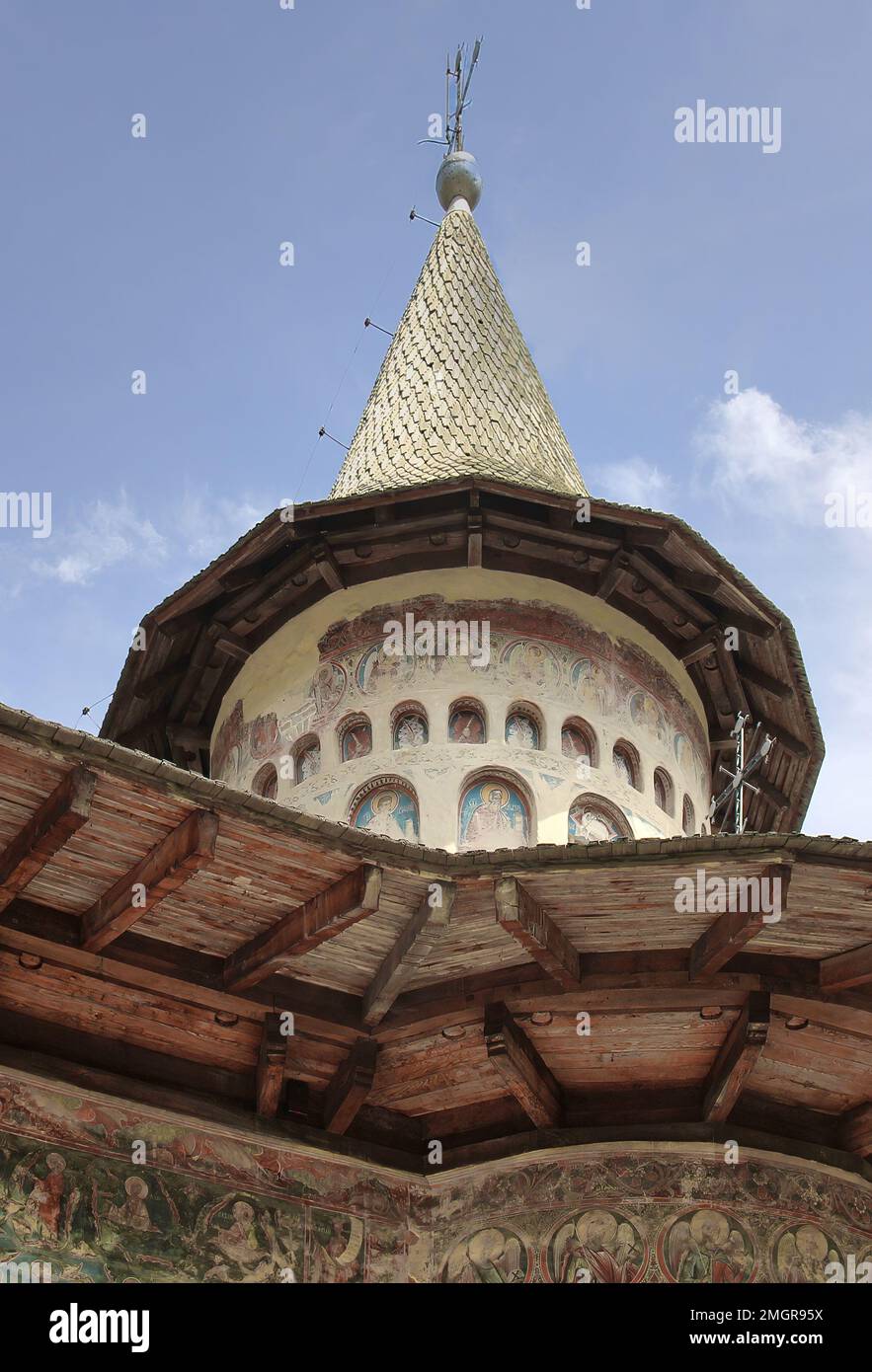 Voronet Monastery,founded in the 15th century,located in Voronet ...