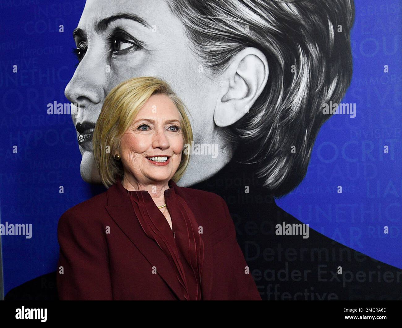 Former secretary of state Hillary Clinton attends the premiere of the ...