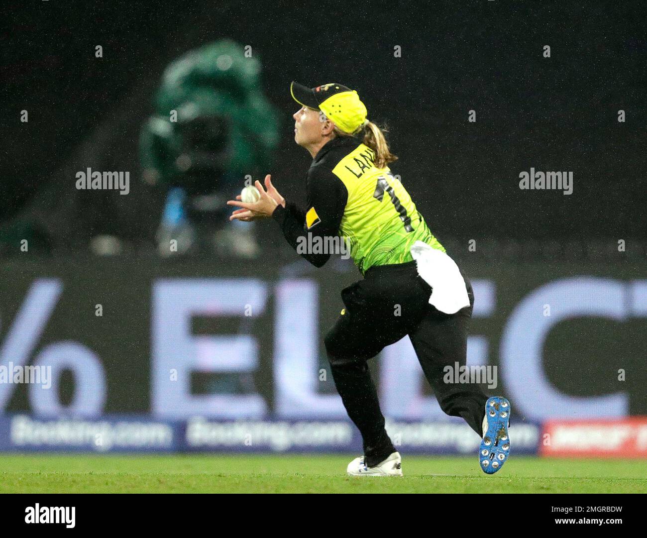 Australia's Meg Lanning catches out South Africa's Chloe Tryon during ...