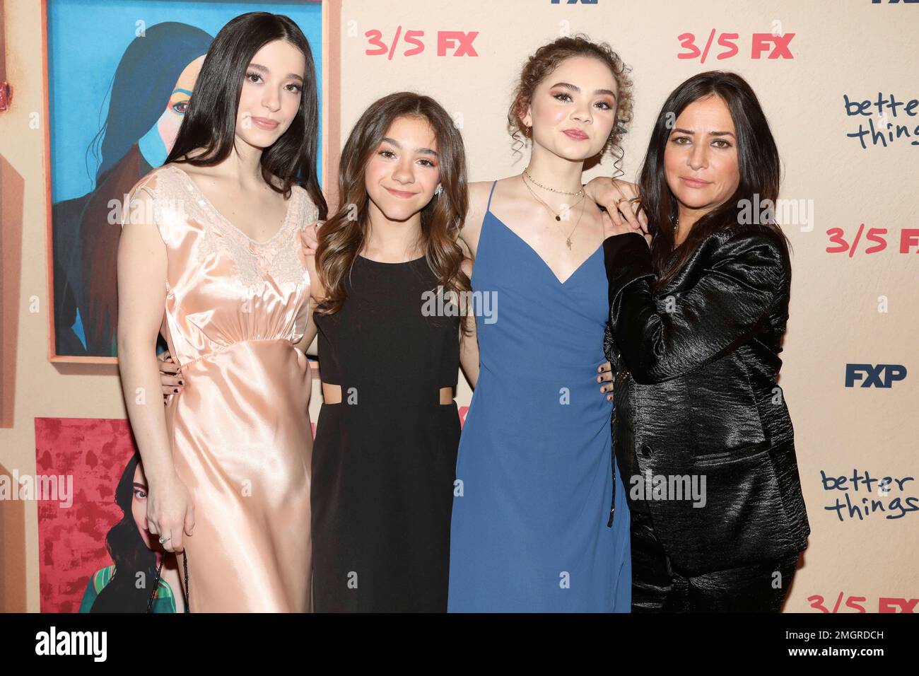 Mikey Madison, from left, Olivia Edward, Hannah Alligood and Pamela ...