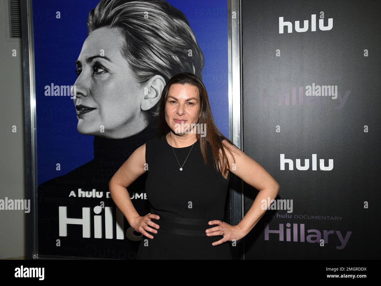 Director Nanette Burstein attends the premiere of the Hulu documentary ...