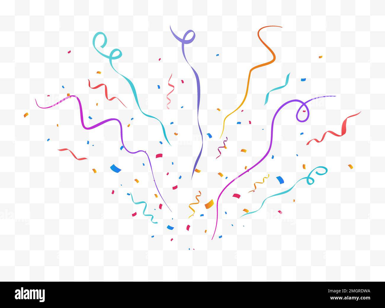 Confetti Background. Festive Backdrop. Party Design With Colorful ...