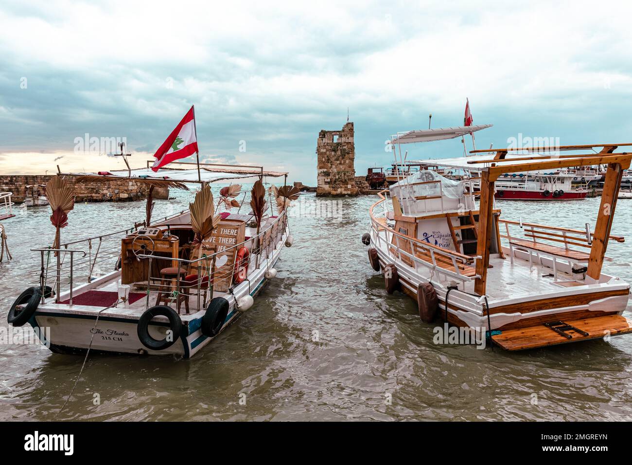 Historic Harbor and Waterfront in the Ancient City of Byblos - Beirut ...
