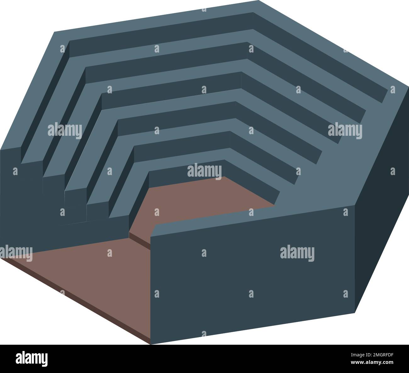 Black amphitheater icon isometric vector. City travel. Scene europe ...
