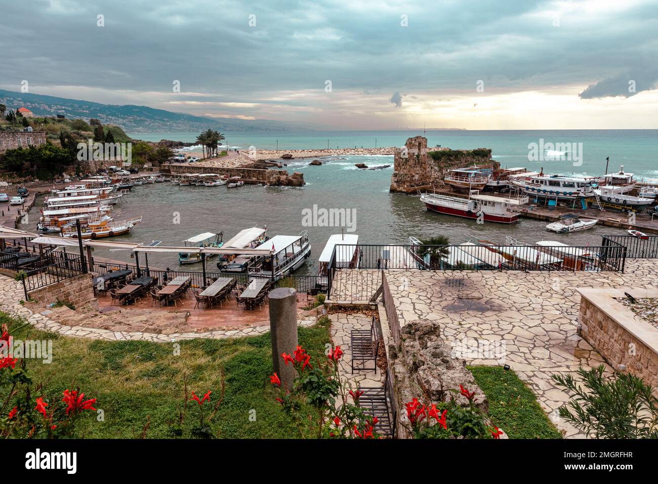 Historic Harbor and Waterfront in the Ancient City of Byblos - Beirut ...