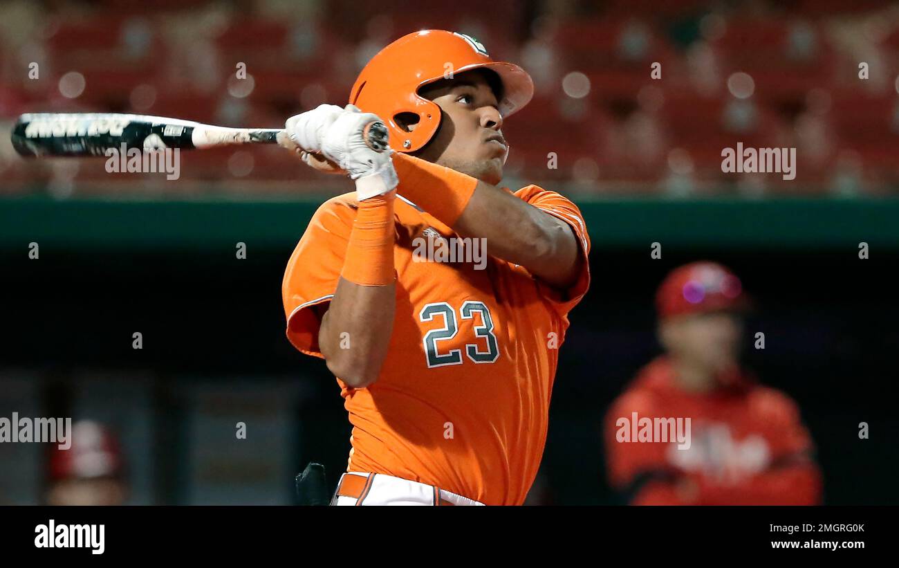 Texas Rio Grande Valley designated hitter Freddy Rojas Jr. during an ...