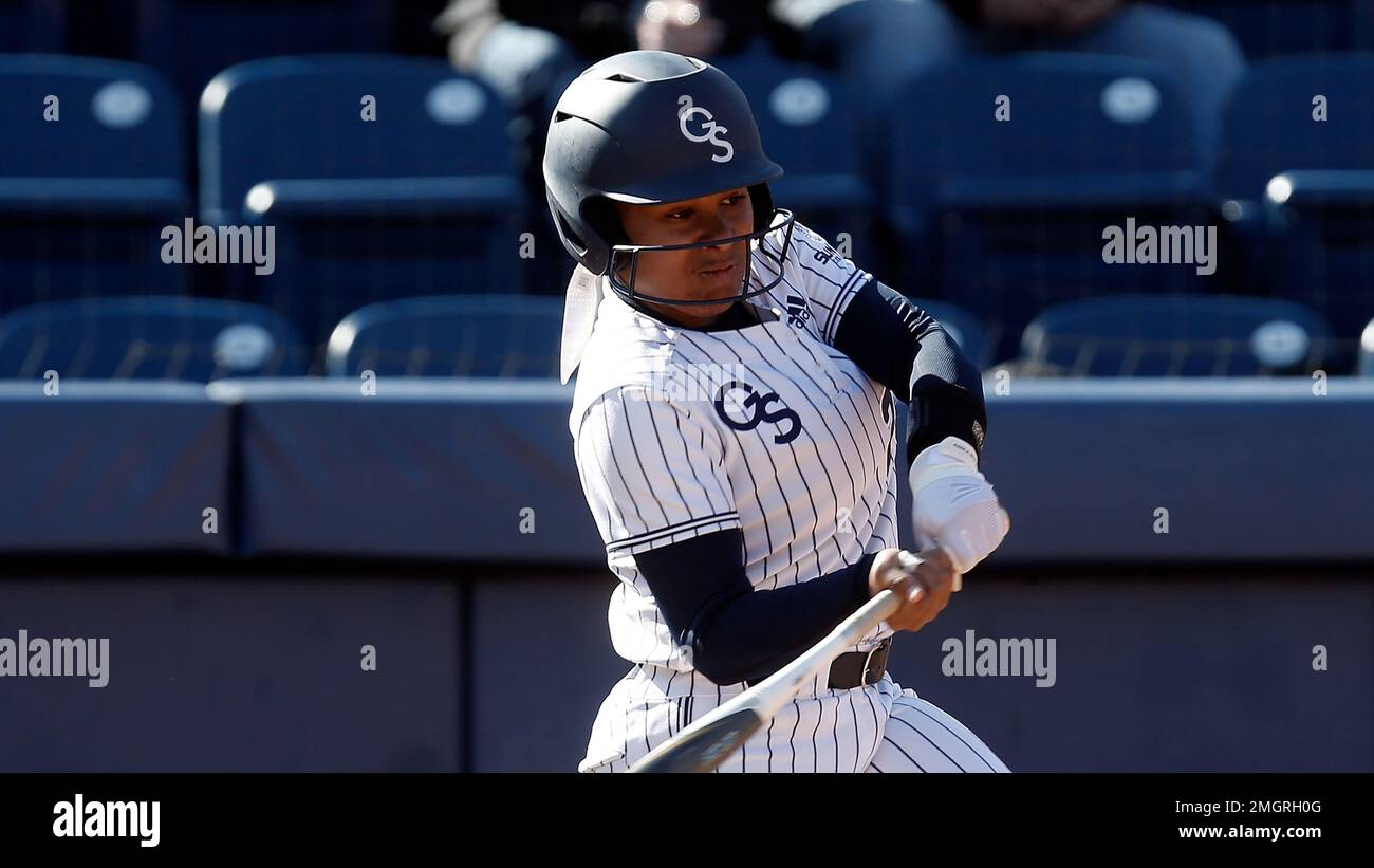 Georgia Southern Janai Conklin (20) at bat during an NCAA college ...