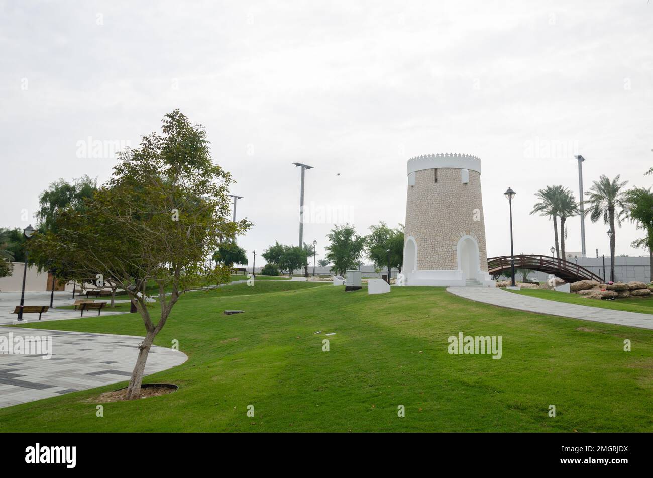 Muglina Unit Park, Doha, Qatar Stock Photo - Alamy