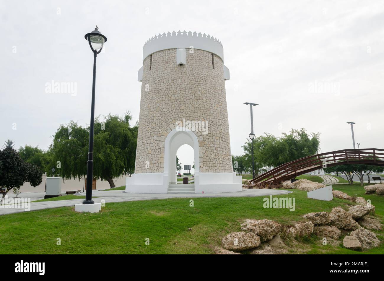 Muglina Unit Park, Doha, Qatar Stock Photo - Alamy