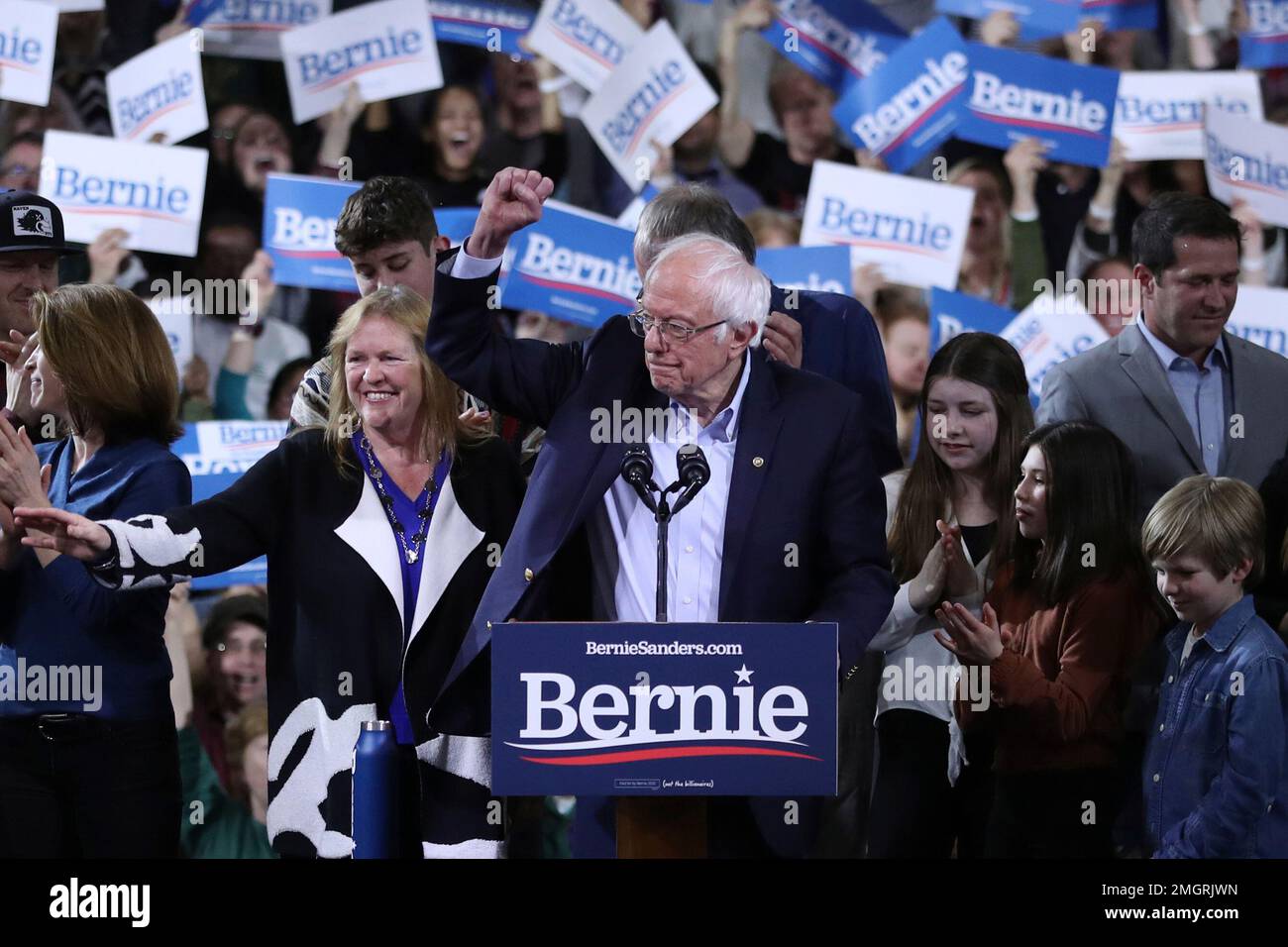 Democratic presidential candidate Sen. Bernie Sanders, I-Vt., speaks ...