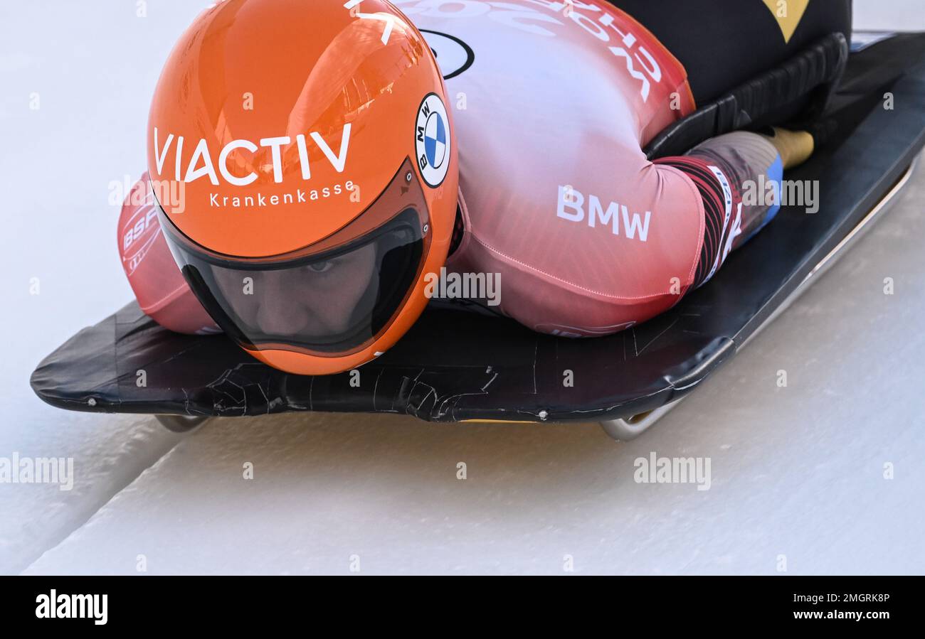 St. Moritz, Switzerland. 26th Jan, 2023. Skeleton: World Championship, women, 1st round in the ...