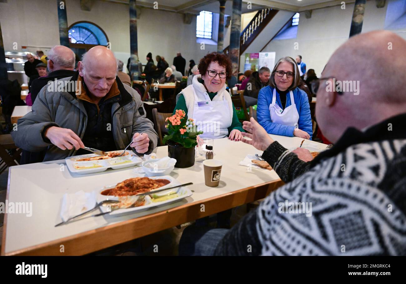 26 January 2023, Baden-Württemberg, Göppingen: Gerlinde Kretschmann (M ...