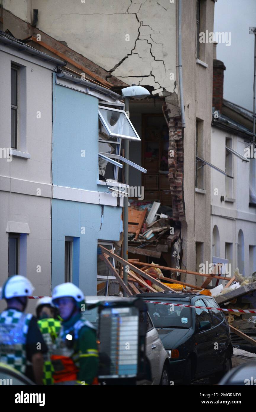 Suspected gas explosion hi-res stock photography and images - Alamy