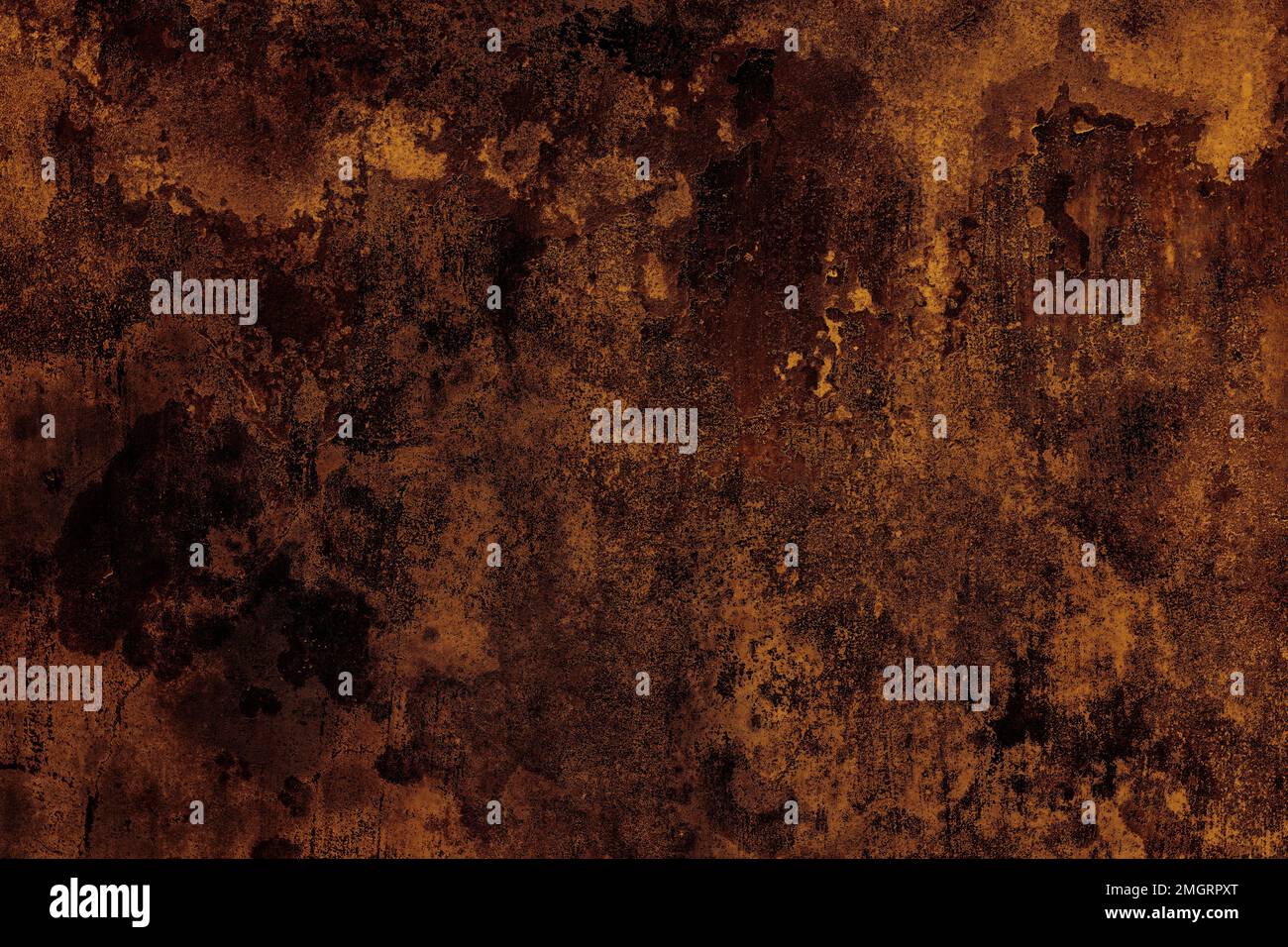 Dark brown rustic abandoned concrete wall with heavy grunge texture ...