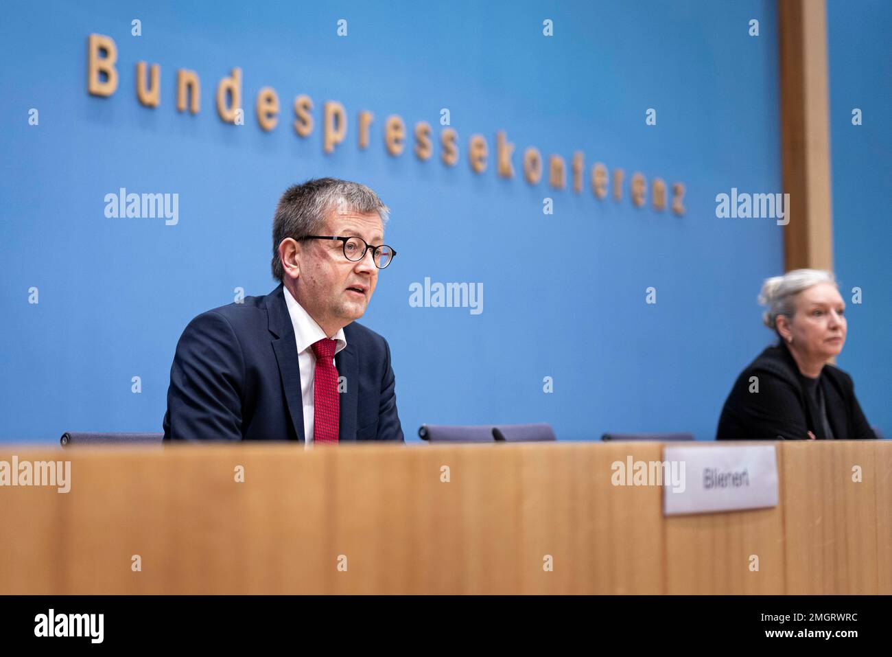 Berlin, Deutschland. 26th Jan, 2023. Press conference by Burkhard ...