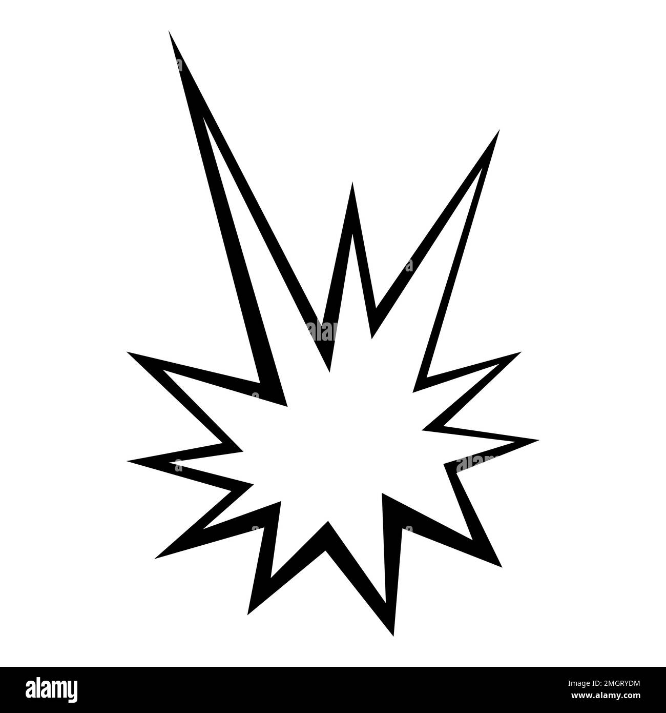 Illustration of comic explosion. Cartoon pop art creative image Stock ...