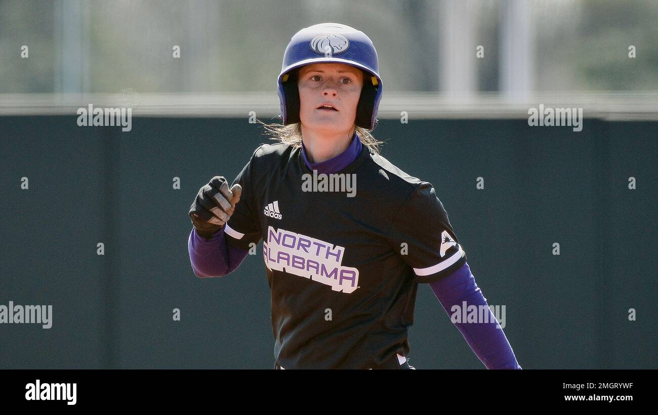 North Alabama's Taylor Kirby plays during an NCAA softball game against ...