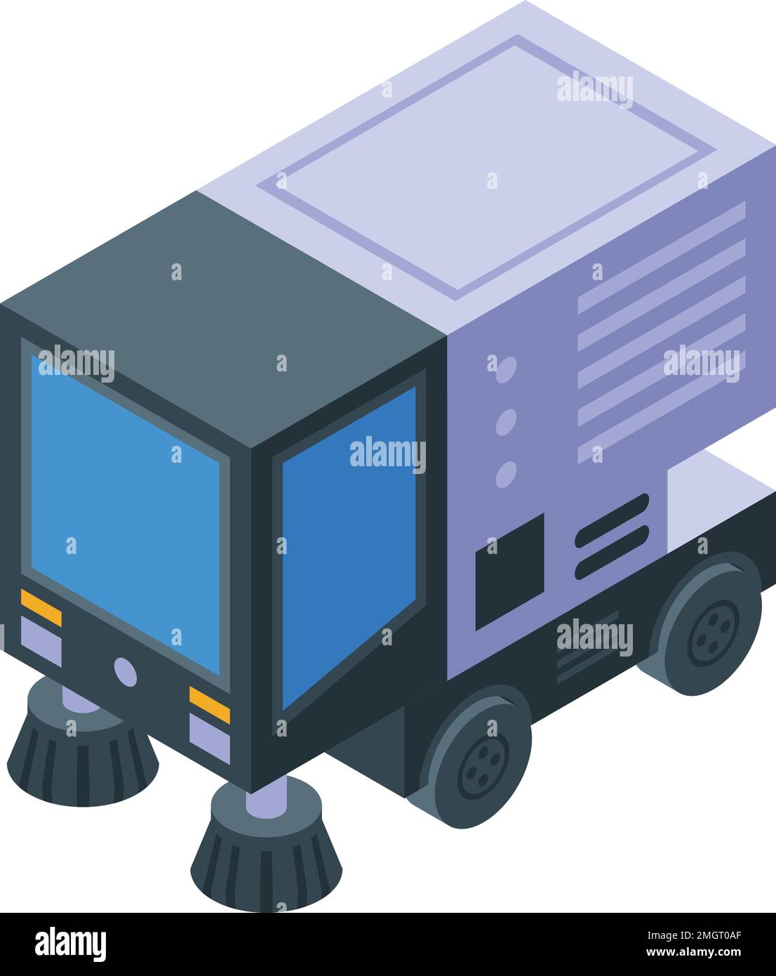 Pavement vacuum cleaner Stock Vector Images - Alamy