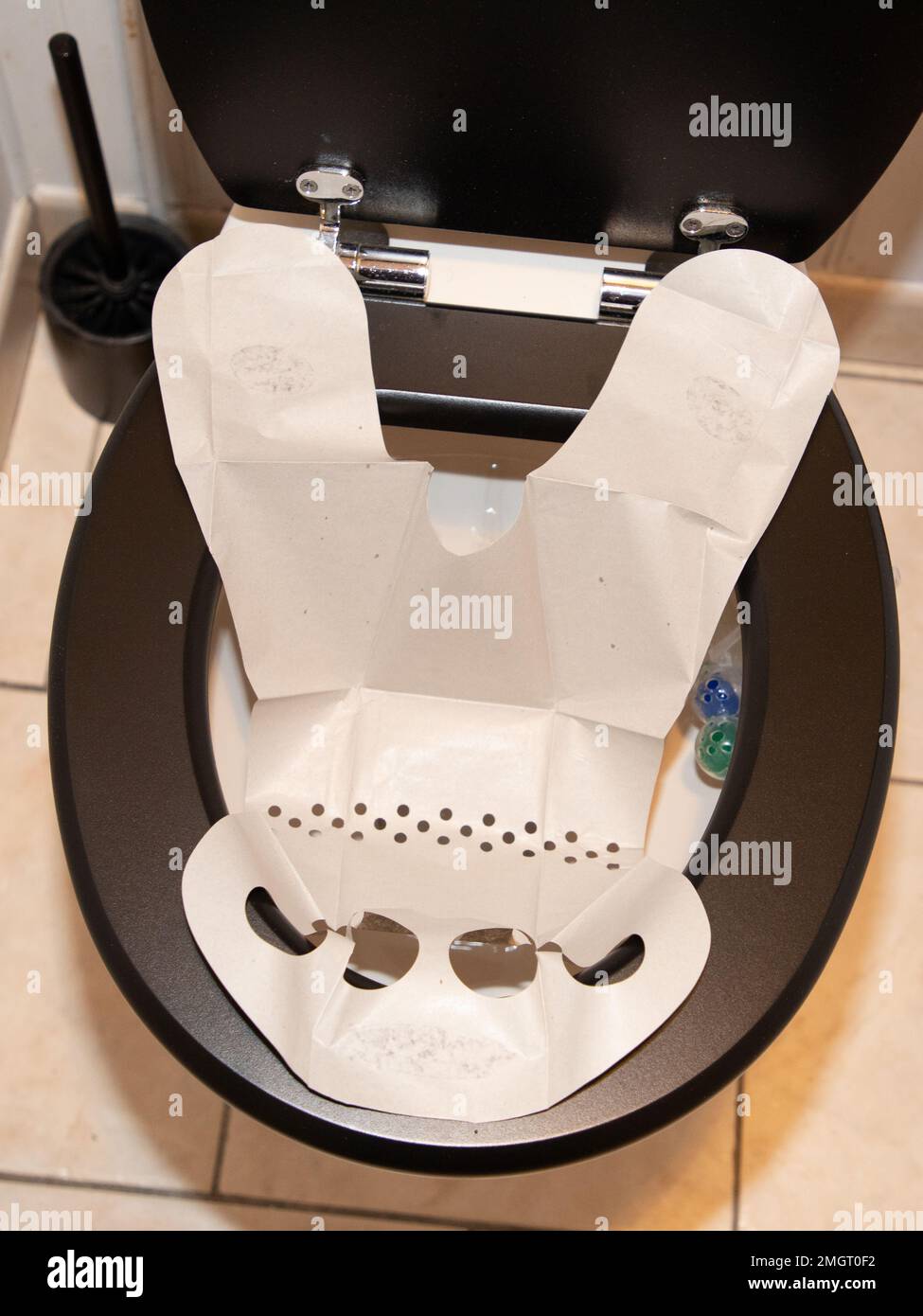 stool collection disposable device that facilitates the stool ...