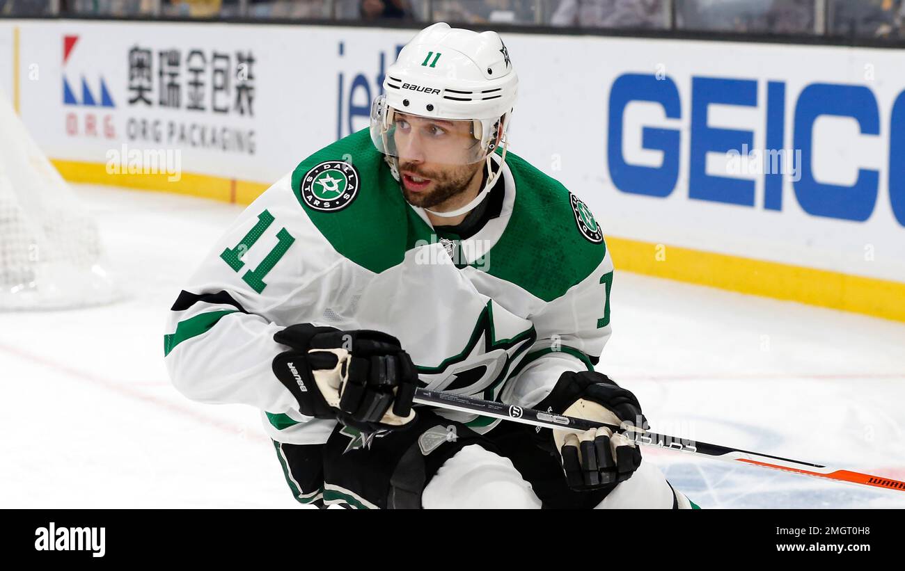 Dallas Stars' Andrew Cogliano plays against the Boston Bruins during an ...