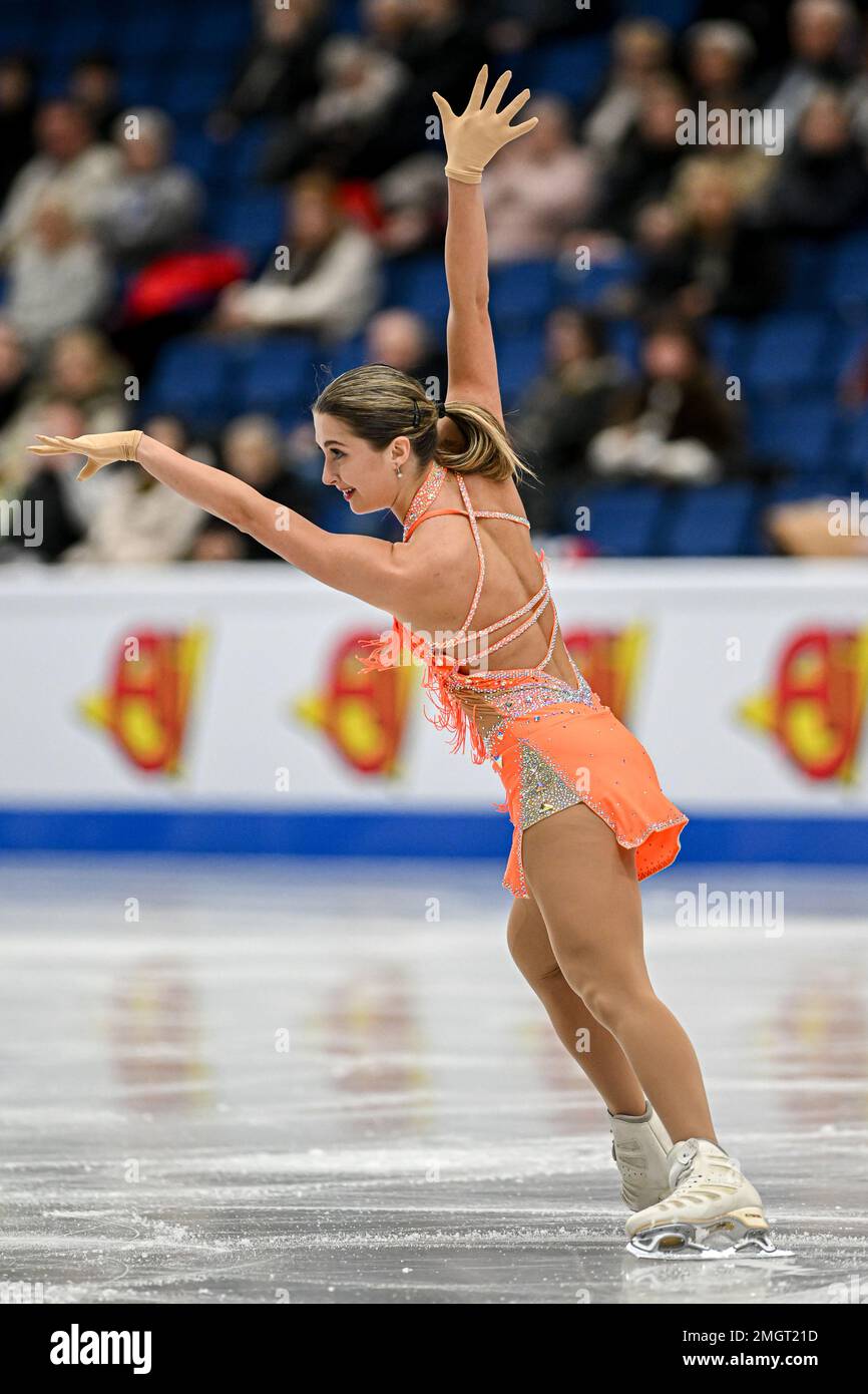 Nikola RYCHTARIKOVA (CZE), during Women Short Program, at the ISU ...