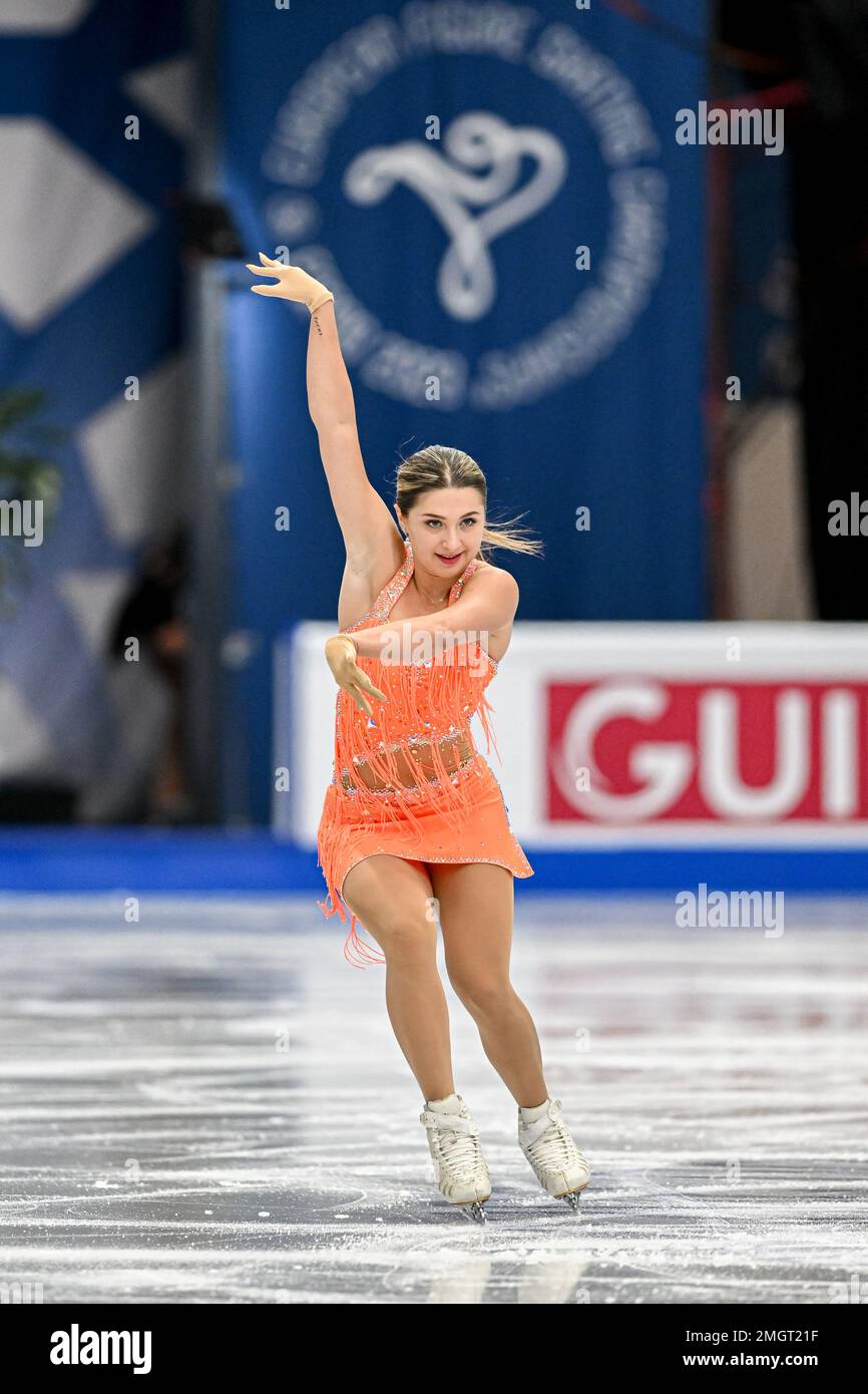 Nikola RYCHTARIKOVA (CZE), during Women Short Program, at the ISU ...