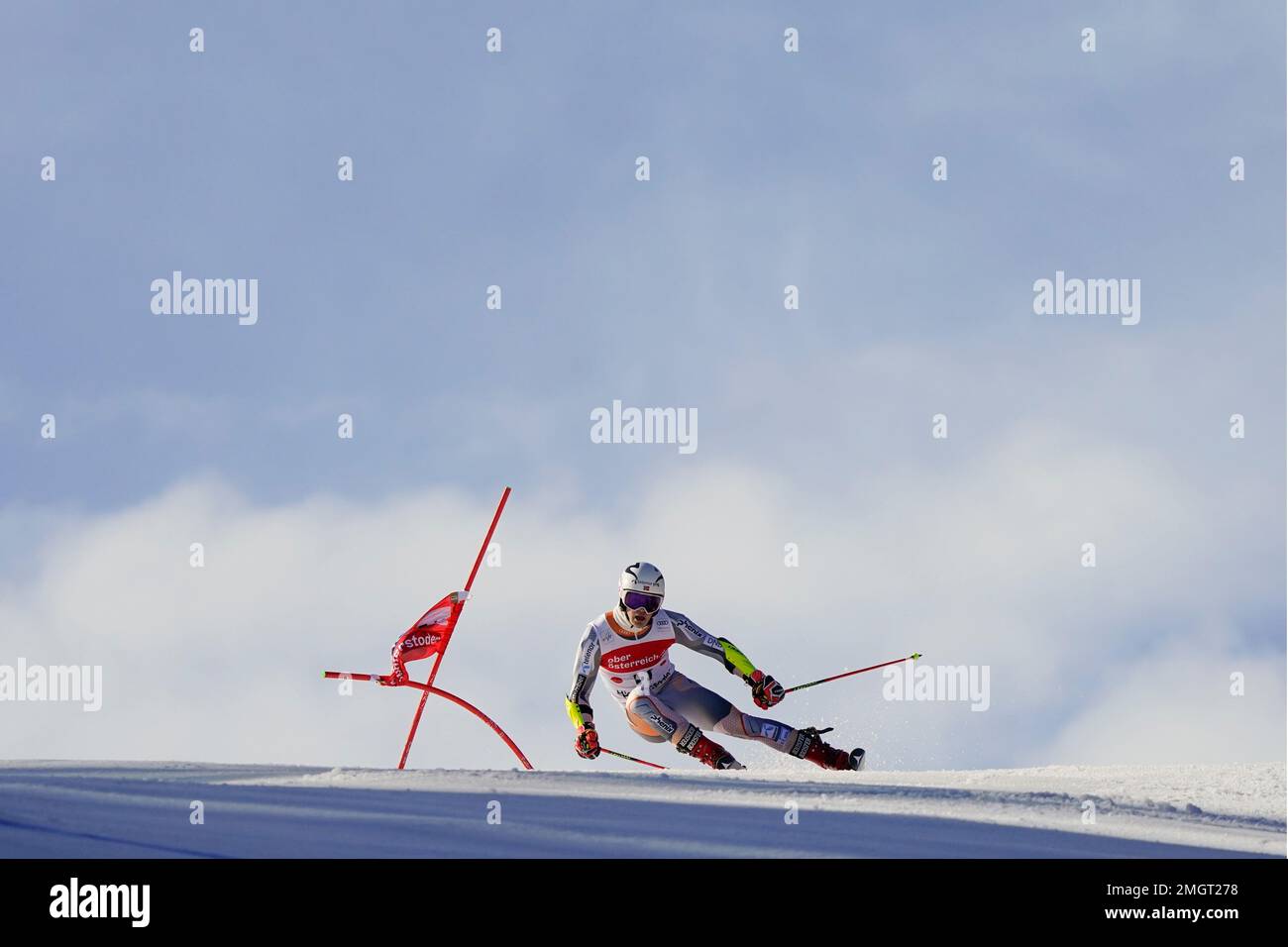 Norway's Lucas Braathen competes in an alpine ski, men's World Cup ...