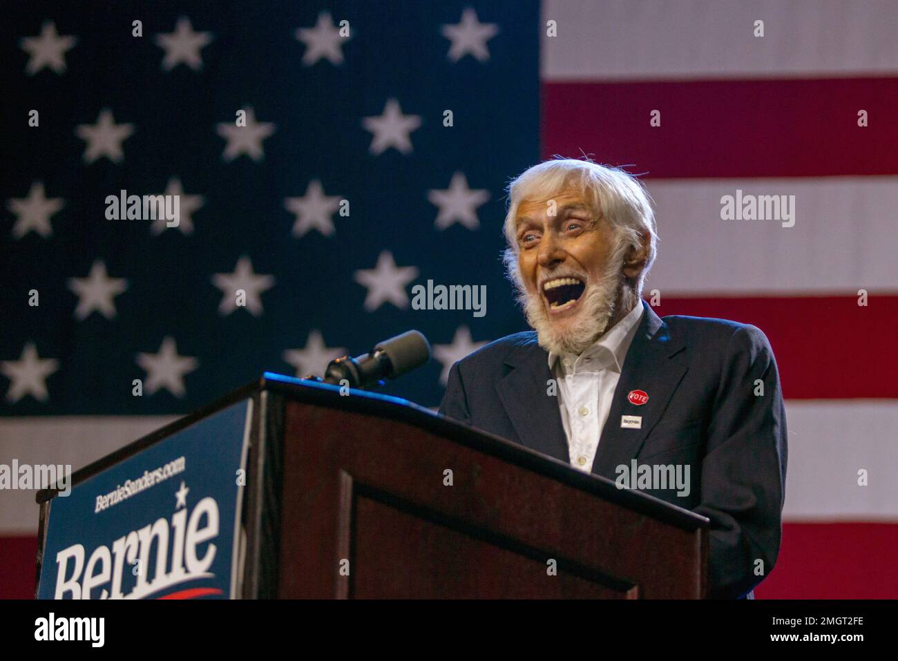 Actor and comedian Dick Van Dyke, 94, speaks before the arrival of ...