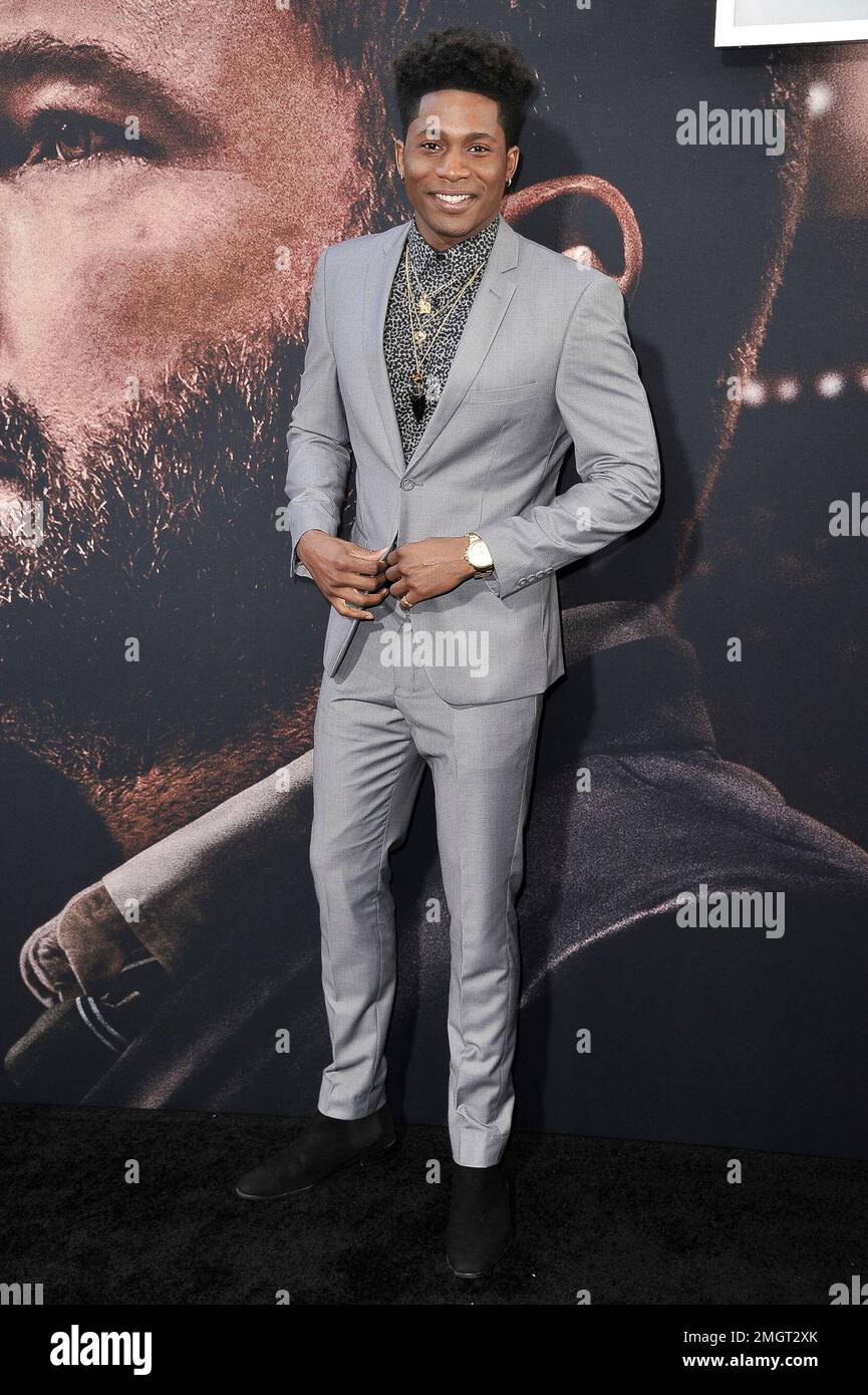 Abraham D. Juste attends the LA premiere of "The Way Back" at Regal ...