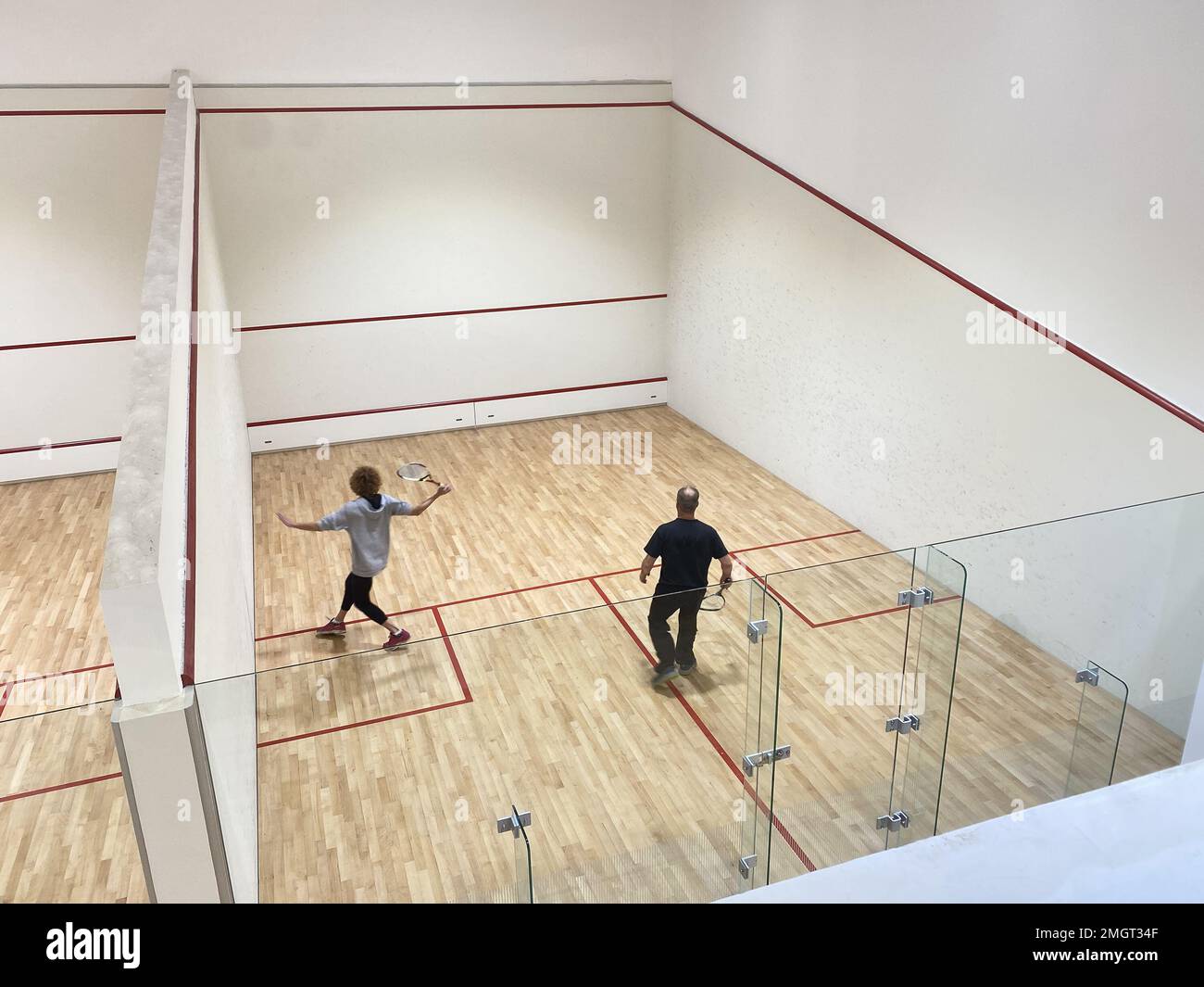 Squash game hi-res stock photography and images - Alamy