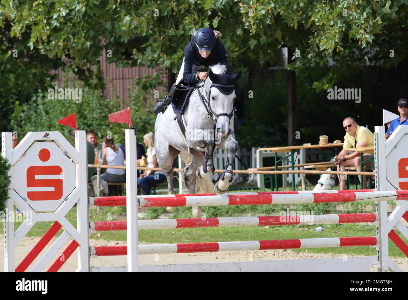official show jumping tournaments in germany Stock Photo - Alamy