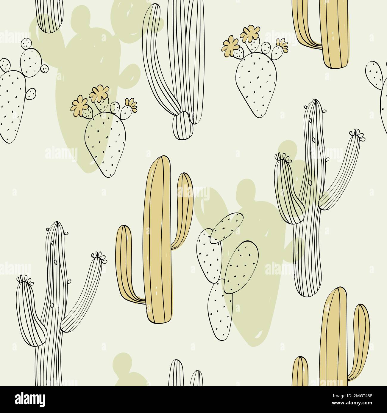 Cactuses vector vectors hi-res stock photography and images - Alamy