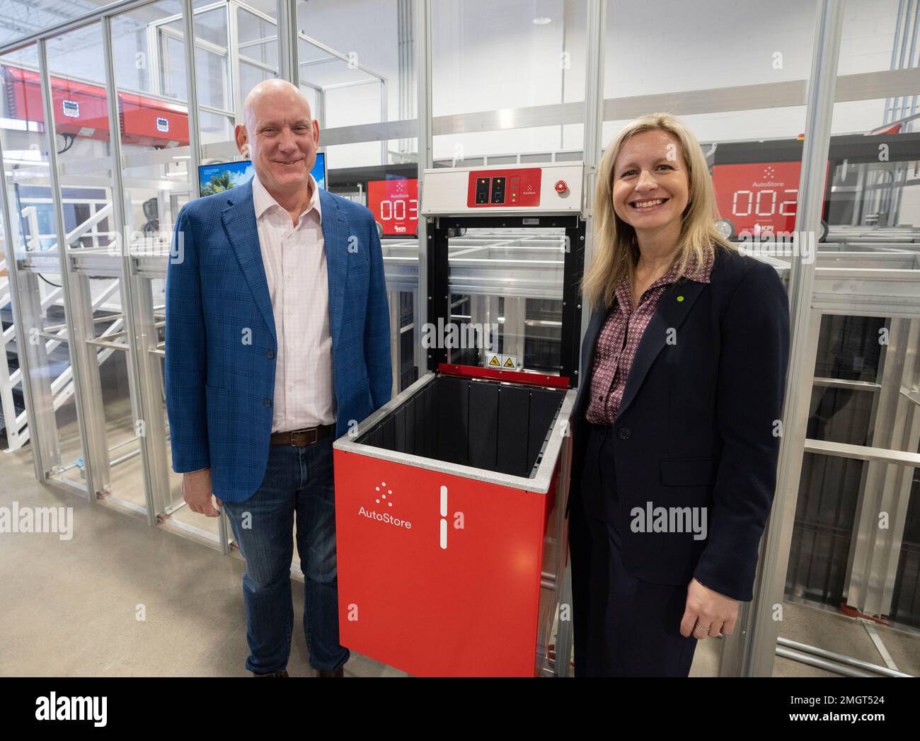Deloitte‚Äôs Alan Taliaferro and Genevieve Provost stand in front of a ...