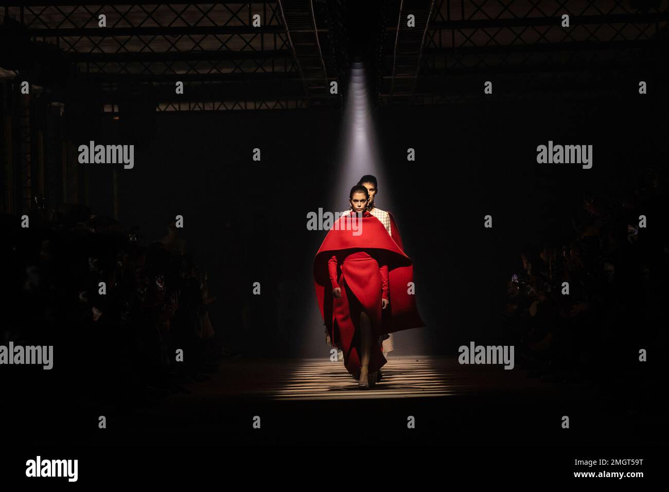 Model Kaia Gerber wears a creation for the Givenchy fashion collection ...