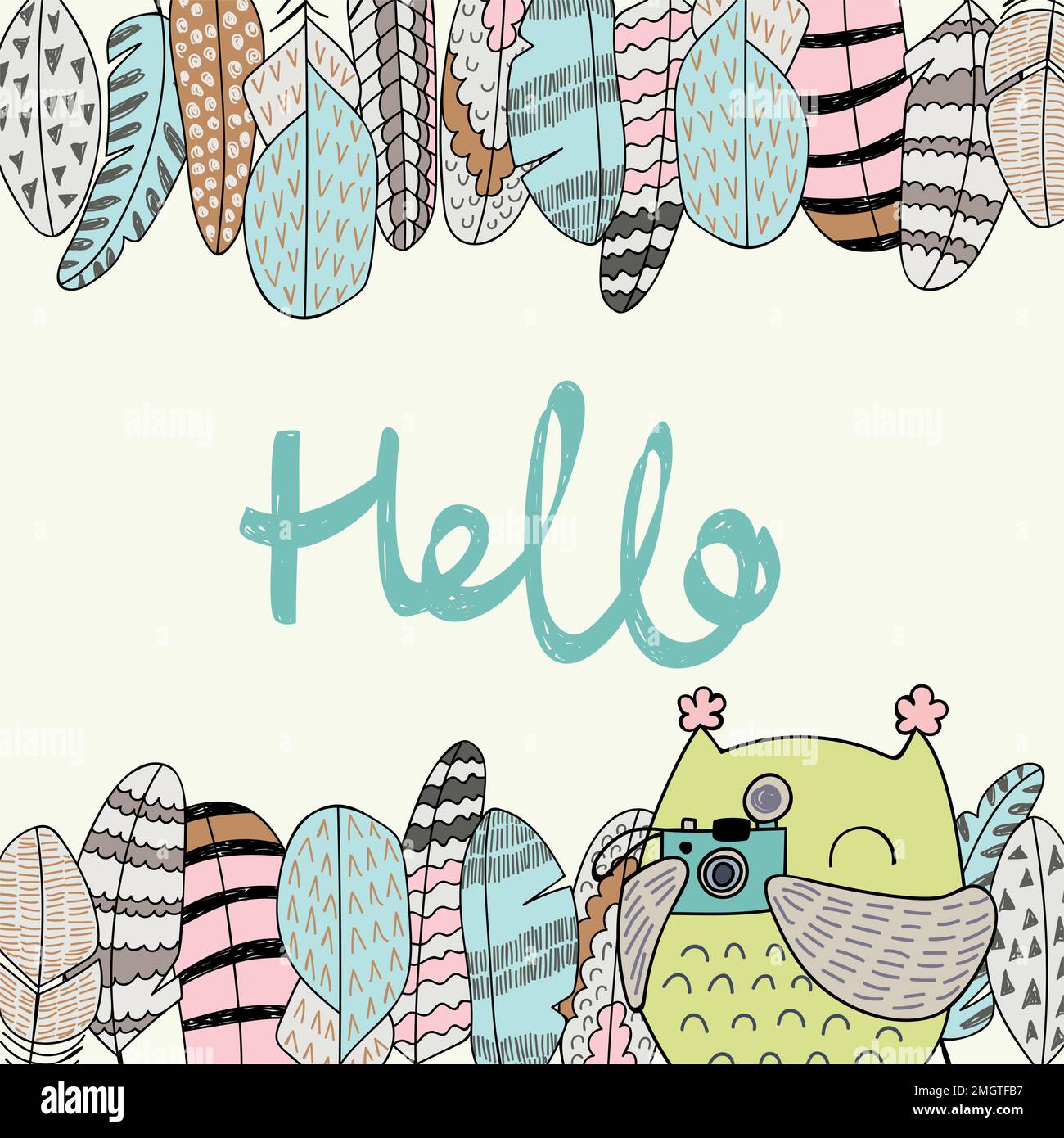 Hello ethnic Stock Vector Images - Alamy