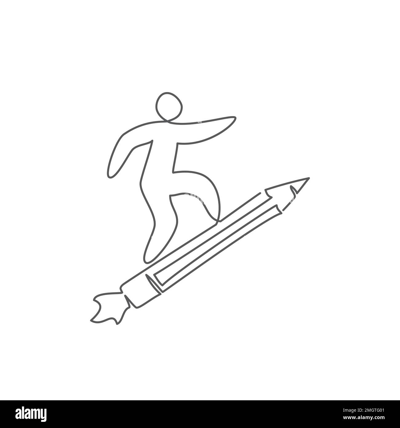 Design concept One line drawing on white background Stock Vector Image ...