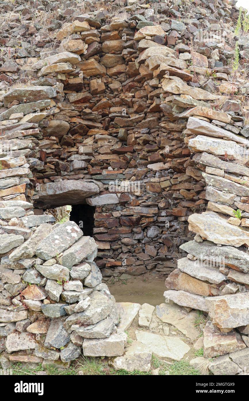 Cairn de Barnenez is a Neolithic stone mound near Plouezoc'h in ...