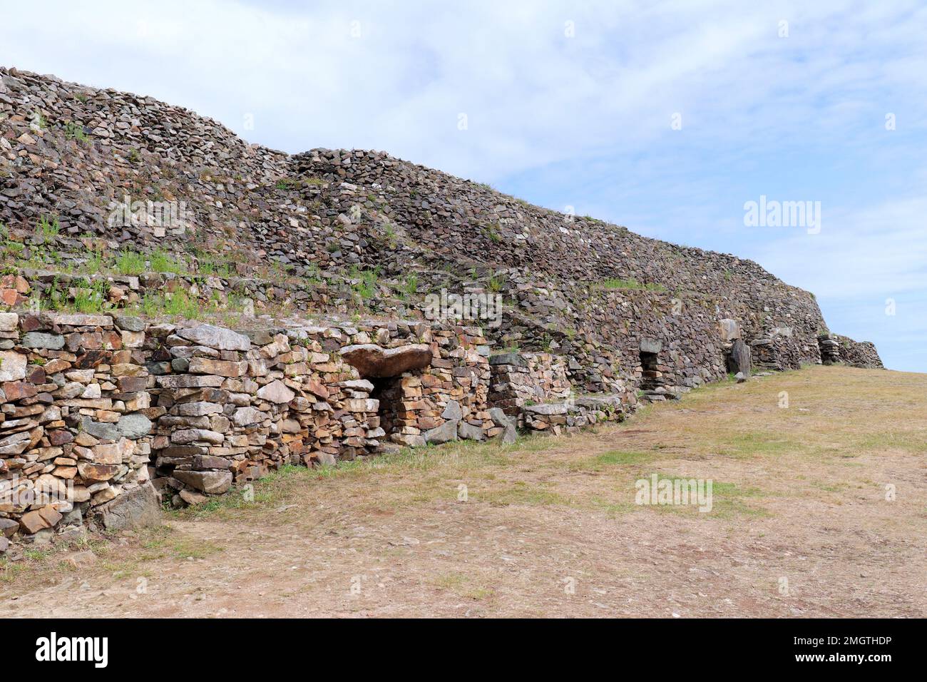 Cairn de Barnenez is a Neolithic stone mound near Plouezoc'h in ...