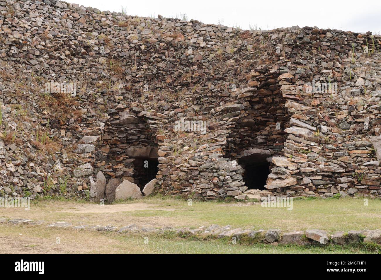 Cairn de Barnenez is a Neolithic stone mound near Plouezoc'h in ...
