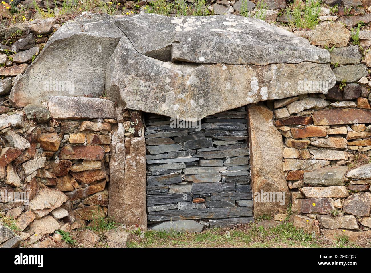 Cairn de Barnenez is a Neolithic stone mound near Plouezoc'h in ...