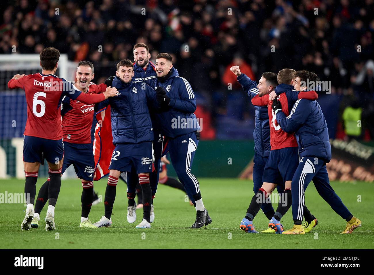 during the Copa del Rey match, Quarter-Final between CA Osasuna and ...