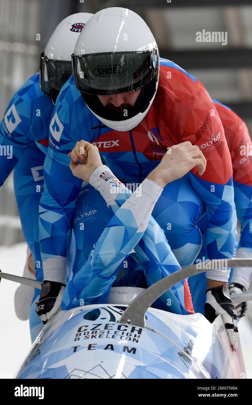 Team Dominik Dvorak, Dominik Suchy, Jan Sindelar, Jakub Nosek of Czech ...