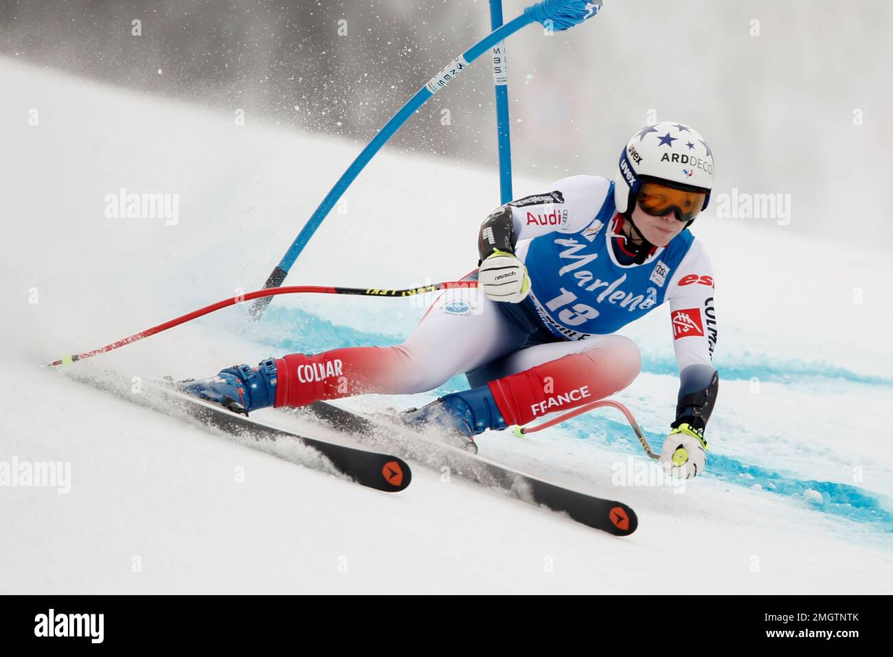 France's Romane Miradoli competes in an alpine ski, women's World Cup ...