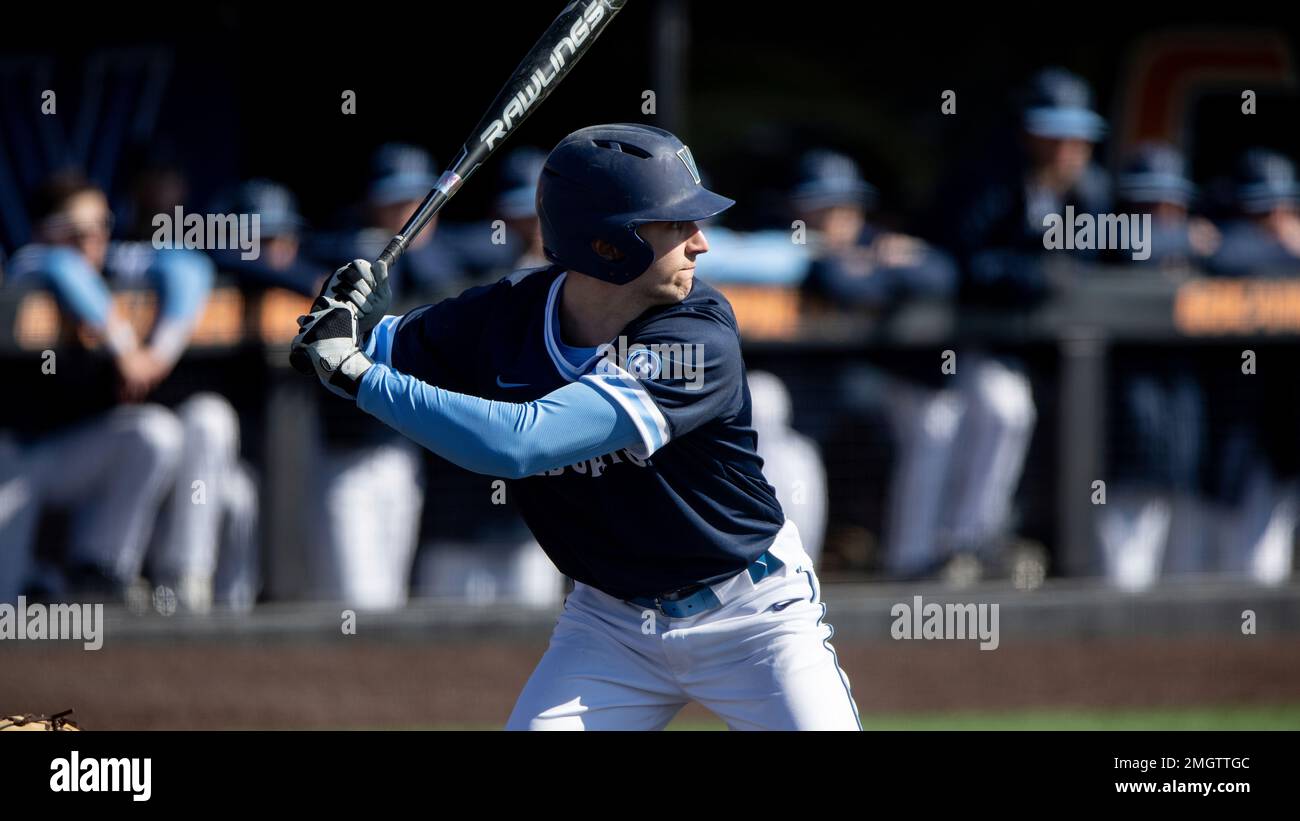 Villanova's Pat O'Neill (2) bats during an NCAA baseball game on ...