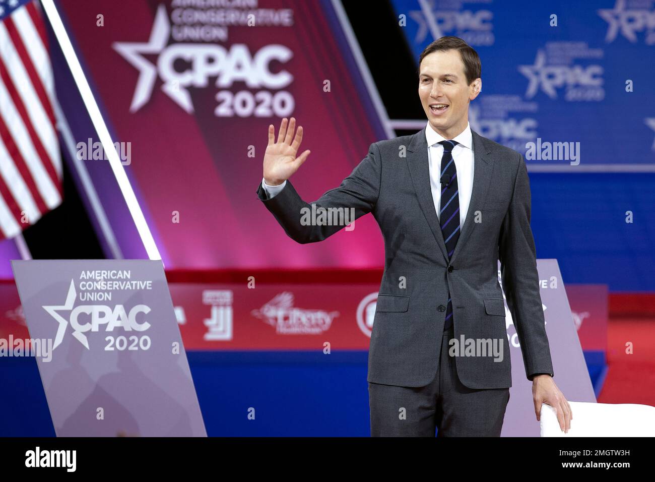 White House senior adviser Jared Kushner speaks during Conservative ...