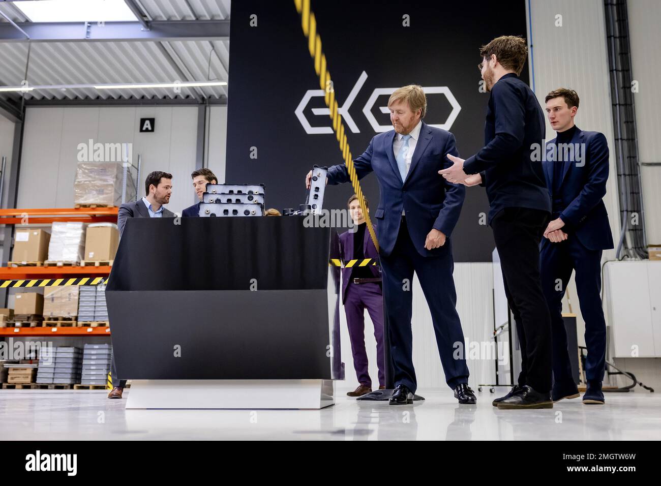 HELMOND - King Willem-Alexander is given a guided tour during the ...