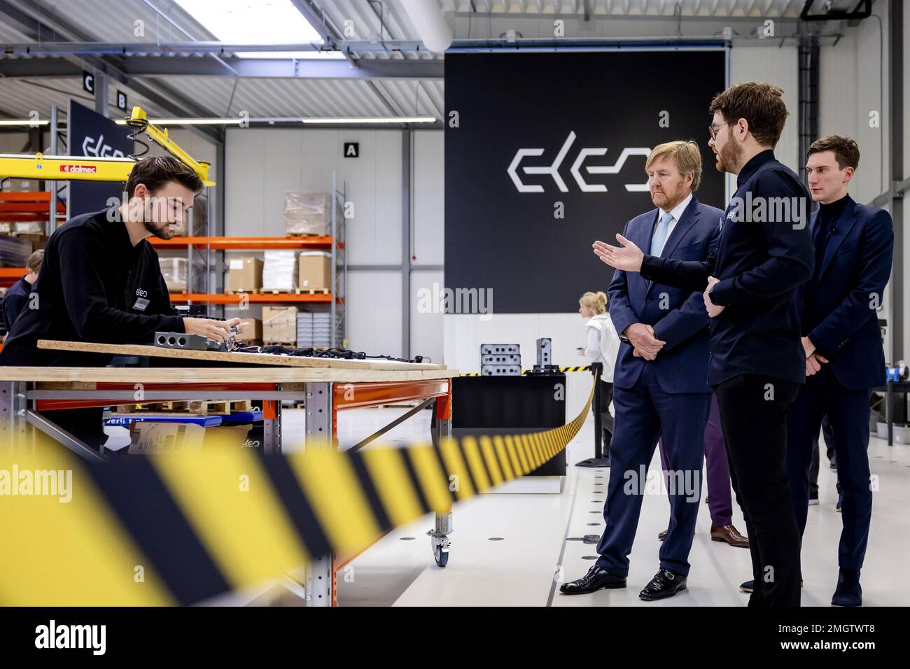 HELMOND - King Willem-Alexander is given a guided tour during the ...