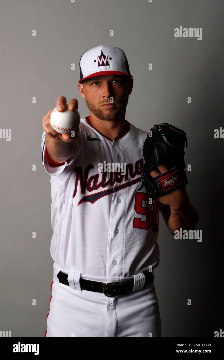 This is a 2020 photo of Austin Voth of the Washington Nationals ...